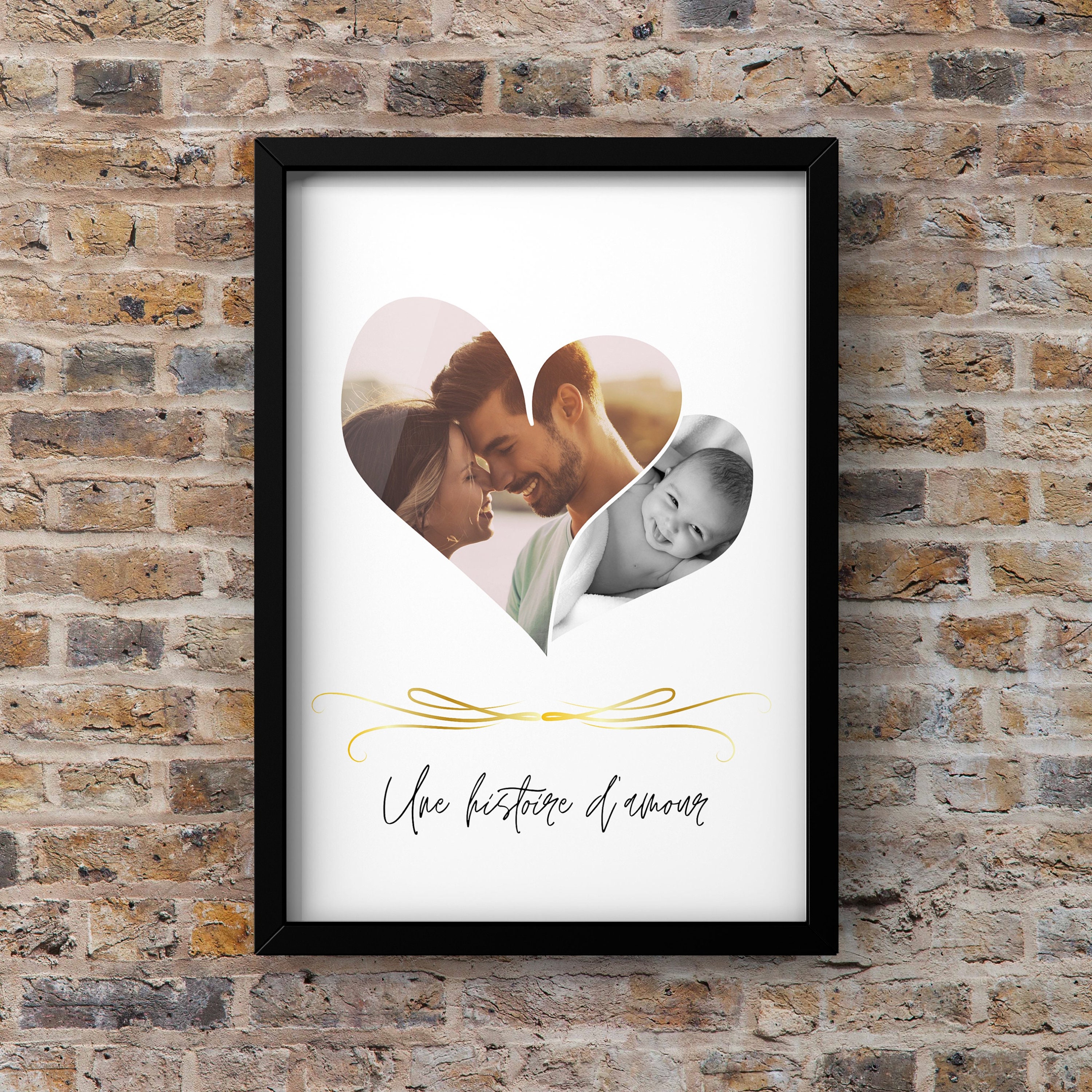 Affiche personnalisée - affiche personnalisée photos - affiche couple ...