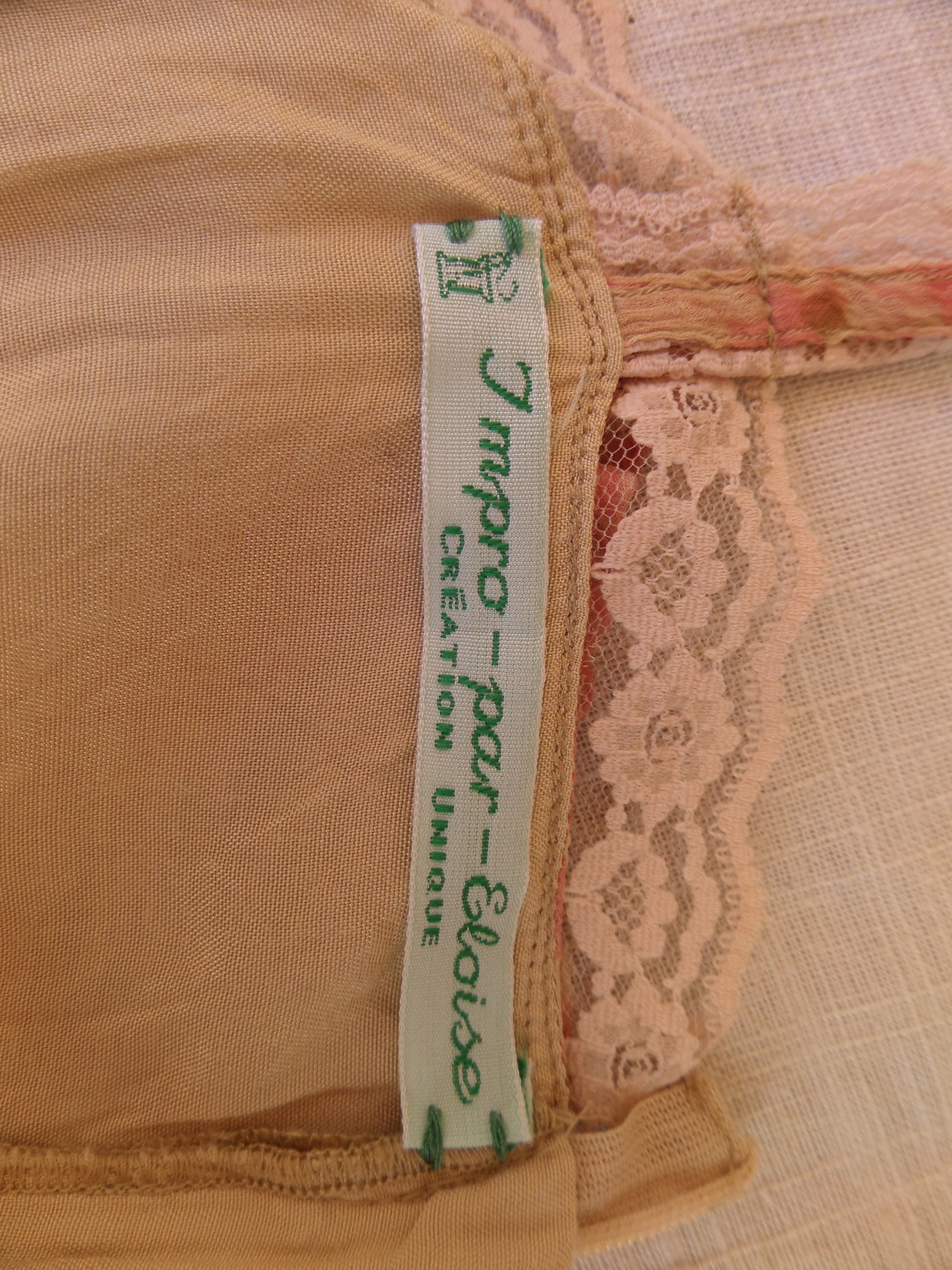Pierre balmain paris robe foulard carré twill soie roulotté main france ...