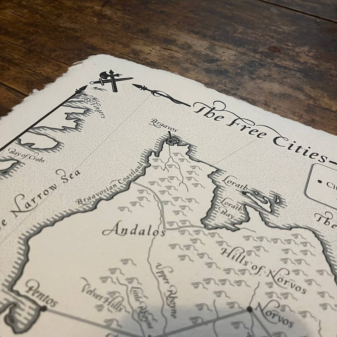 Map of free cities, game of thrones, westeros map, essos map, a song of ...