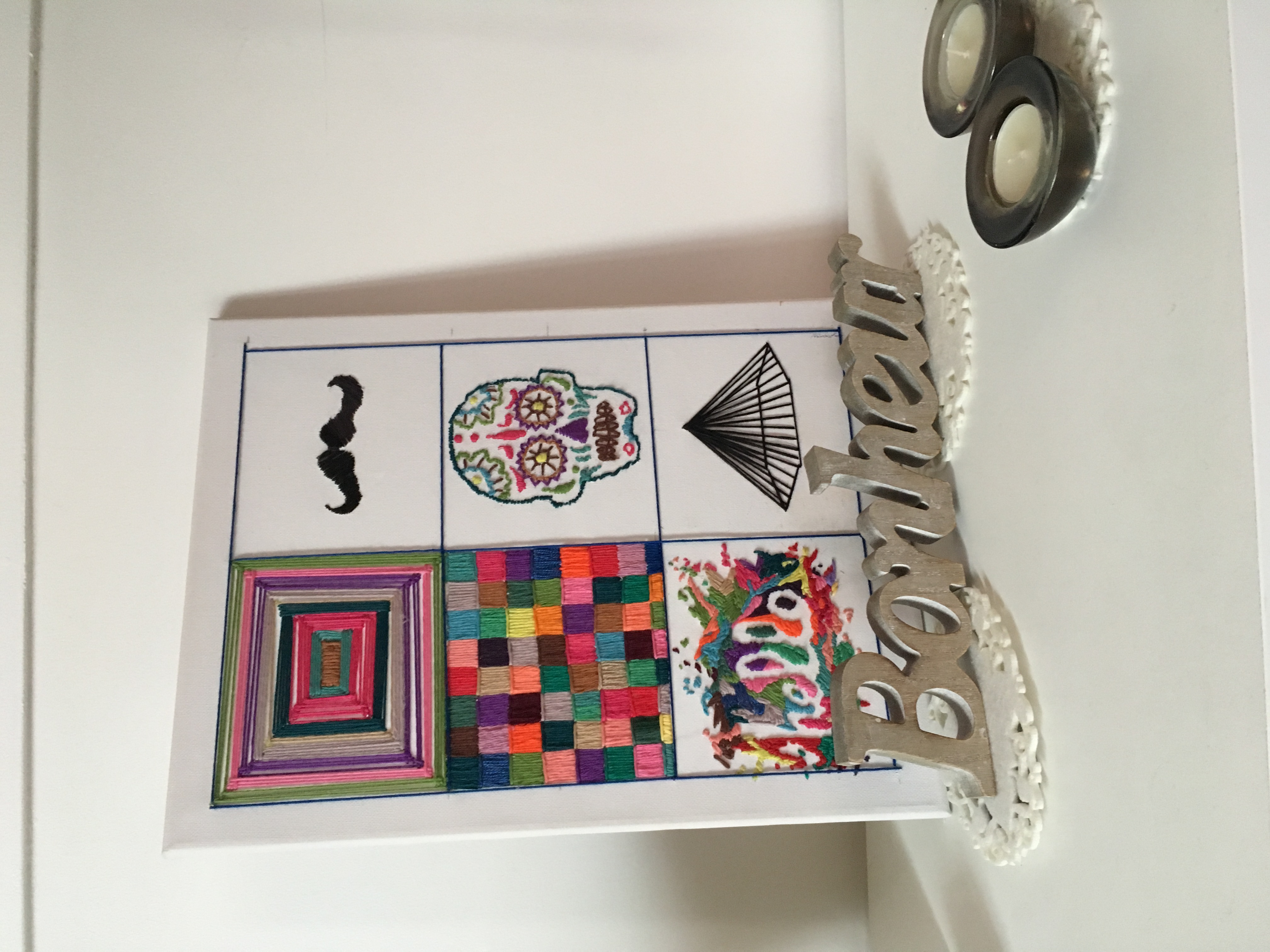 Tableau Broderie Accessoires Femme Par Mayssatouibi