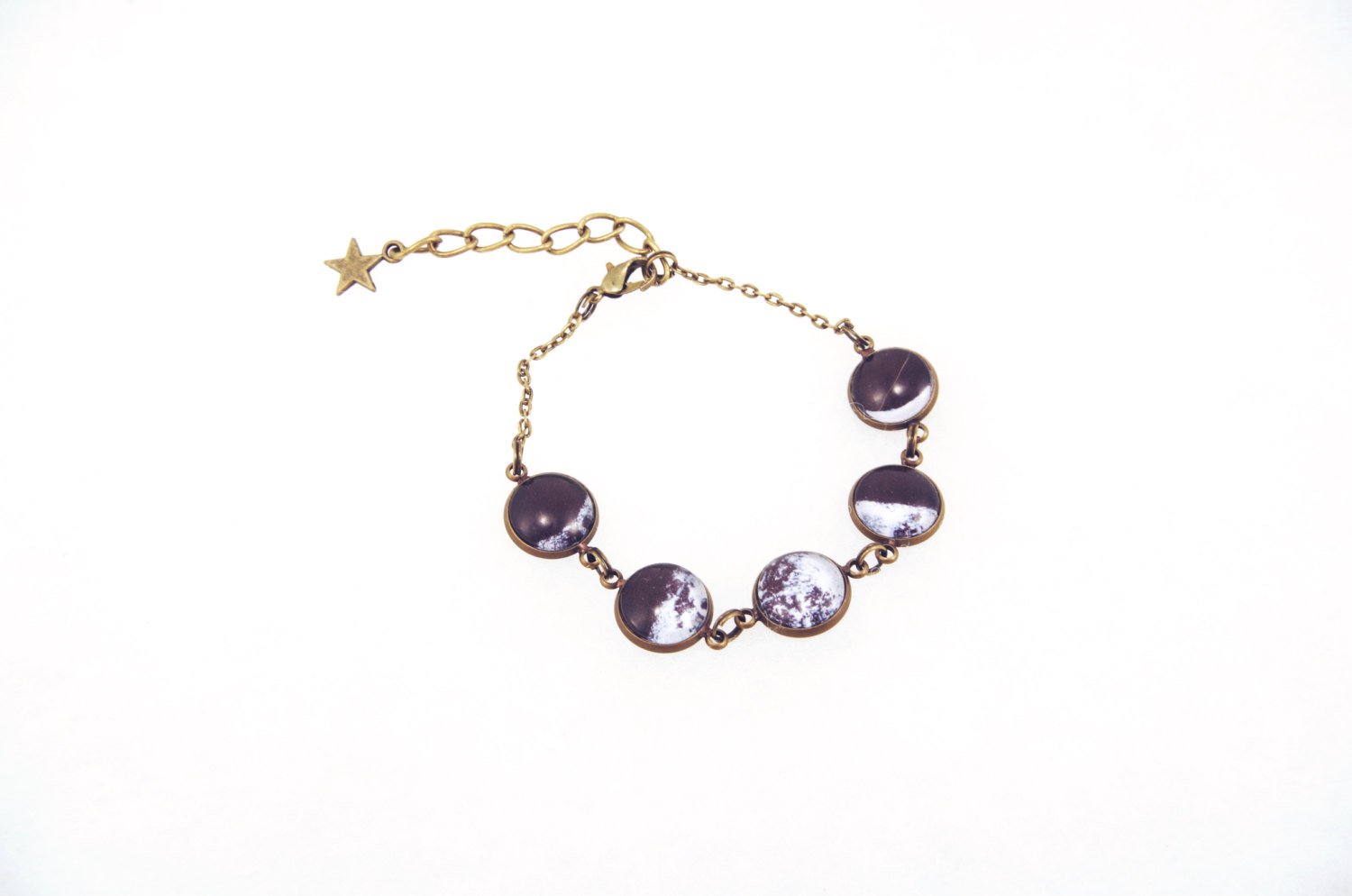 Full moon bracelet moon phase bracelet lunar phases jewelry solar ...