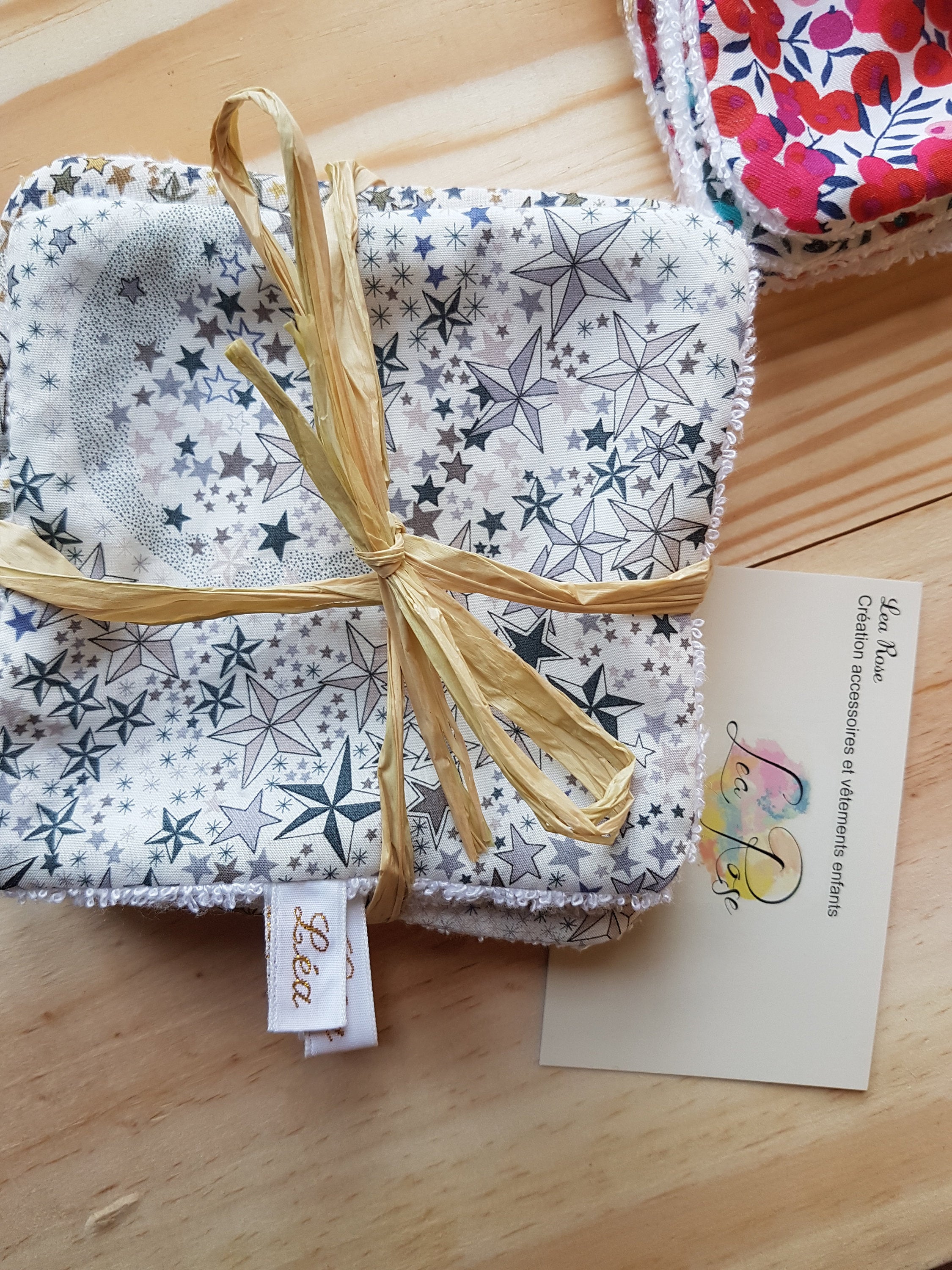 Lingettes lavables démaquillantes ** ou pour bébés ** en liberty ...