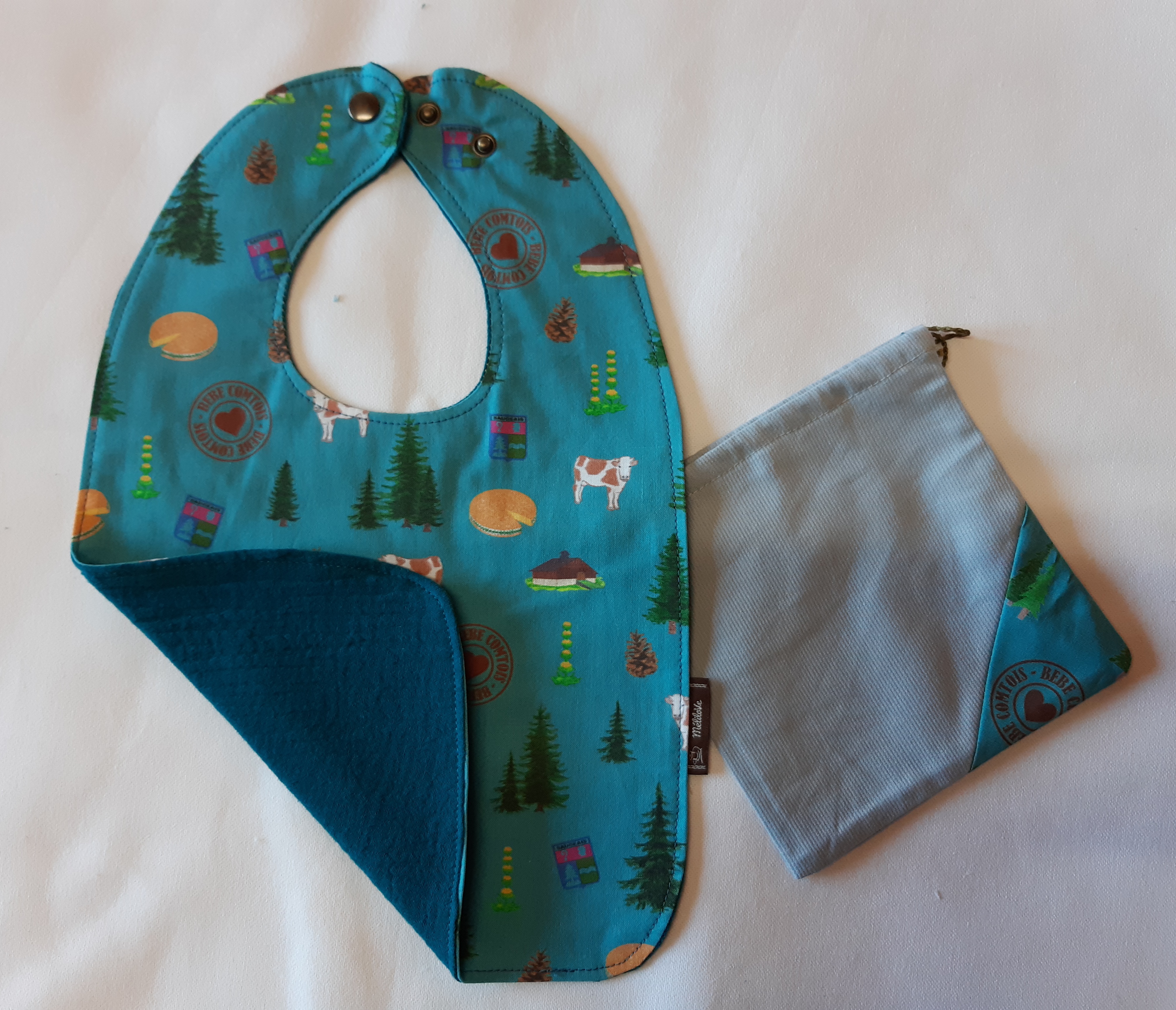 Bavette bébé comtois saugeais : accessoires-bebe par melilove